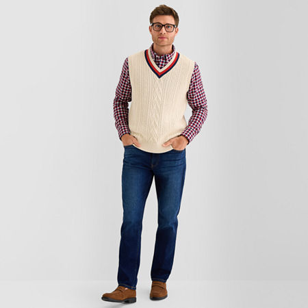 Click here for St. Johns Bay Mens V Neck Sweater Vest  X-large  W... prices