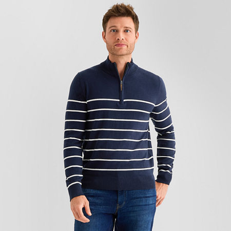 Click here for St. Johns Bay Fine Gauge Mens Mock Neck Long Sleev... prices
