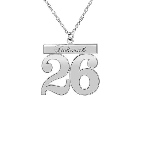 Click here for Personalized Womens Sterling Silver Name and Playe... prices