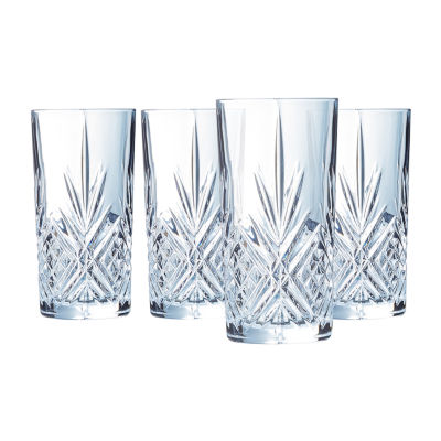 Luminarc Broadway Craft Culture 4-pc. Highball Glasses, Color: Clear ...