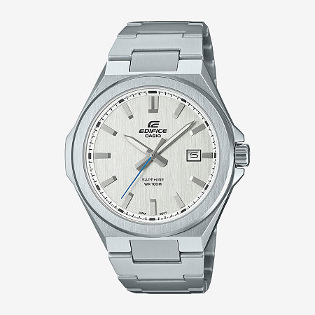 Click here for Casio Mens Silver Tone Stainless Steel Bracelet Wa... prices