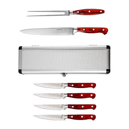 Click here for BergHOFF Pakka Wood 7-pc Steak & Carving Set  One... prices
