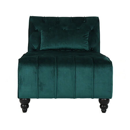 Click here for Rubie Tufted Chaise Lounge  One Size  Blue prices