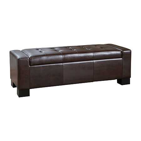 Click here for Guernsey Storage Tufted Bench  One Size  Brown prices