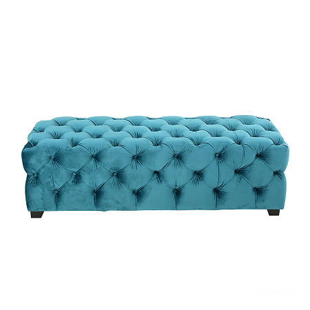 Click here for Piper Storage Tufted Bench  One Size  Blue prices