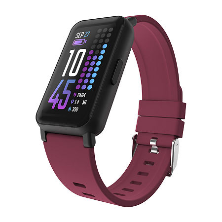 Click here for Womens iTouch Active 4 Burgundy Strap Fitness Trac... prices