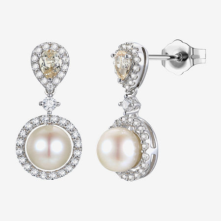 Click here for Womens Dyed White Cultured Freshwater Pearl Sterli... prices