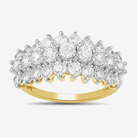 Click here for Womens 2 CT. T.W. Lab Grown White Diamond 10K Gold... prices