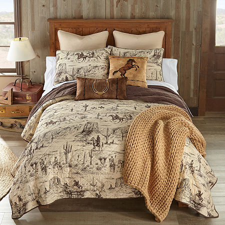 Donna Sharp Cowboy Western 3-Pc. Quilt Set  Queen - Multi