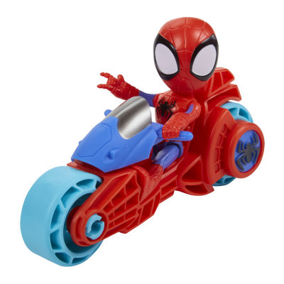 Disney Collection Hasbro Spidey And Friends Motorcycle Spiderman Action ...