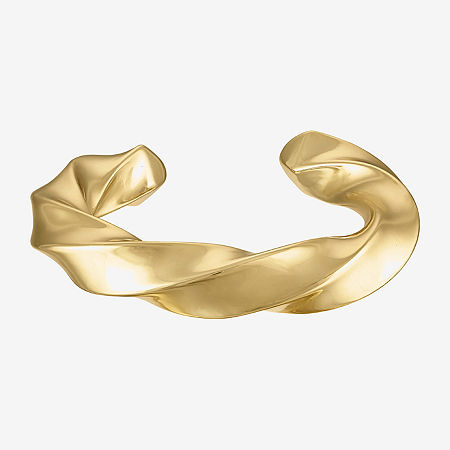 Click here for Womens 14K Gold Over Silver Bangle Bracelet  One S... prices