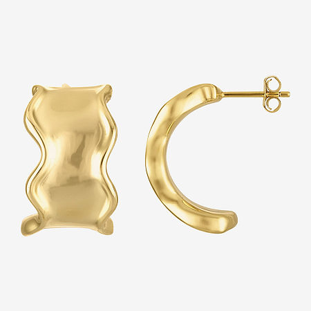 Click here for Womens 14K Gold Over Silver 25mm Hoop Earrings  On... prices