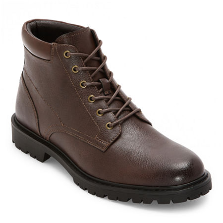 Click here for mutual weave Mens Freeport Flat Heel Lace Up Boots... prices