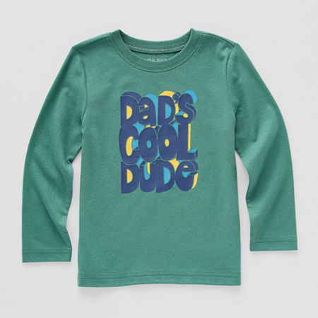Click here for Okie Dokie Toddler & Little Boys Crew Neck Long Sl... prices