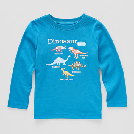 Click here for Okie Dokie Toddler & Little Boys Crew Neck Long Sl... prices