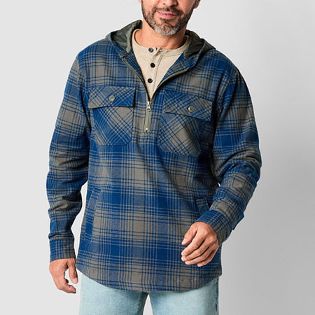 Click here for Victory Flannel Pullover Mens Hooded Midweight Shi... prices
