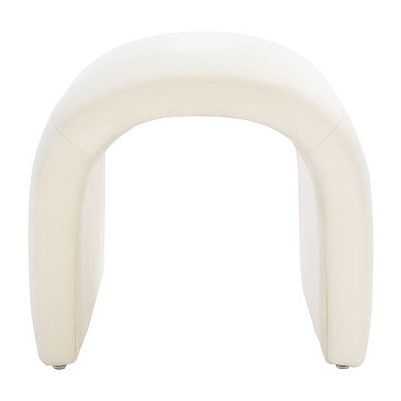 Click here for Kibo Cushioned Ottoman  One Size  White prices