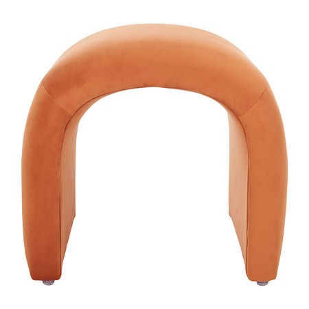 Click here for Kibo Cushioned Ottoman  One Size  Orange prices
