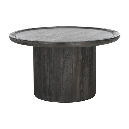 Click here for Safavieh Devin Round Pedestal Coffee Table - Black... prices