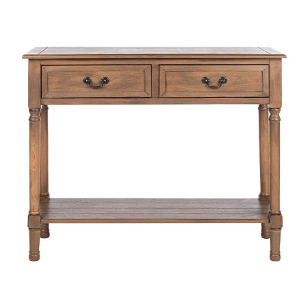 Primrose 2 Drawer Console Table - Brown