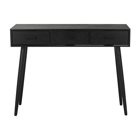 Click here for Albus Storage 3-Drawer Console Table  One Size  Bl... prices