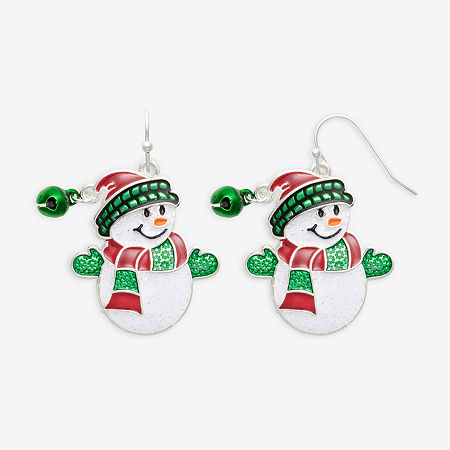 Click here for Mixit Snowman Womens Drop Earrings  One Size  Mult... prices