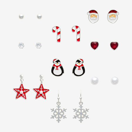 Click here for Mixit Silver Tone Merry Era Christmas Womens Multi... prices