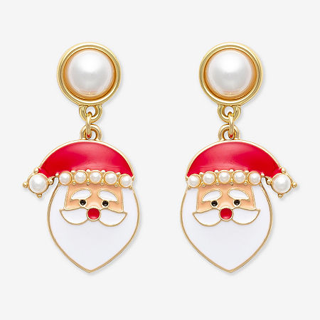 Click here for Mixit Santa Claus Stainless Steel 17.9mm Stud Earr... prices