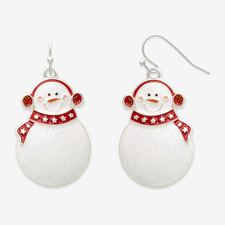Click here for Mixit Snowman Womens Drop Earrings  One Size  Mult... prices