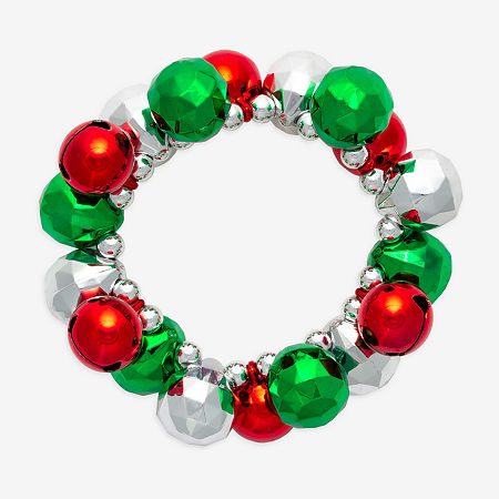 Click here for Mixit Silver Tone Green And Red Garland & Ornament... prices