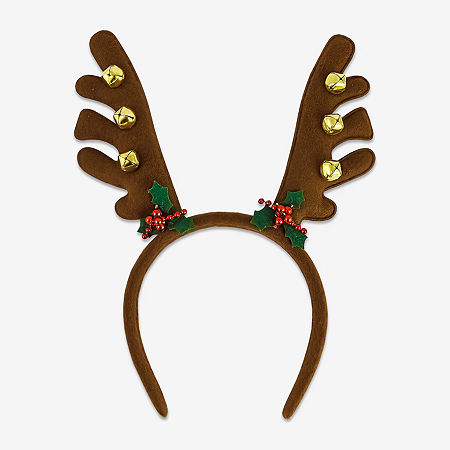 Click here for Mixit Reindeer Antlers With Bells Headband  One Si... prices