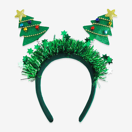 Click here for Mixit Green Tinsel And Christmas Tree Headband  On... prices