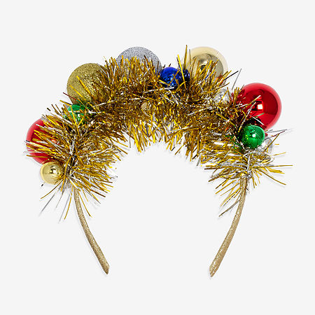 Click here for Mixit Gold Tinsel And Ornament Headband  One Size... prices