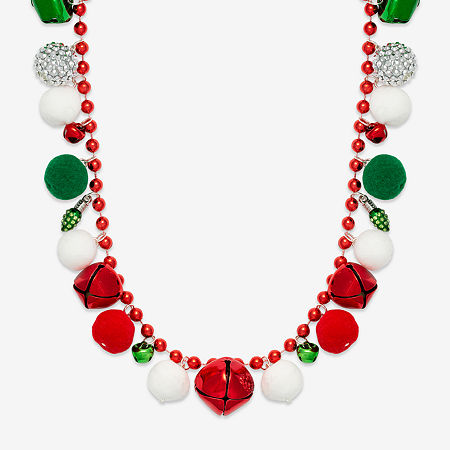 Click here for Mixit Holiday Pom Pom And Bells Womens 30 Inch Bea... prices