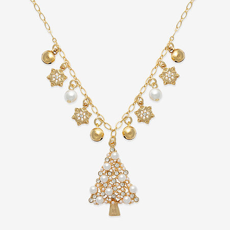 Click here for Mixit Gold Tone Christmas Tree And Charms Womens M... prices