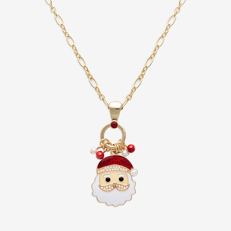 Click here for Mixit Gold Tone Santa Womens Multi Color Cubic Zir... prices