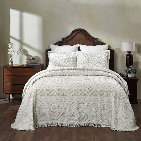 Click here for Better Trends Heirloom Bedspread Set  One Size  Wh... prices