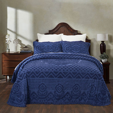Click here for Better Trends Heirloom Bedspread Set  One Size  Bl... prices