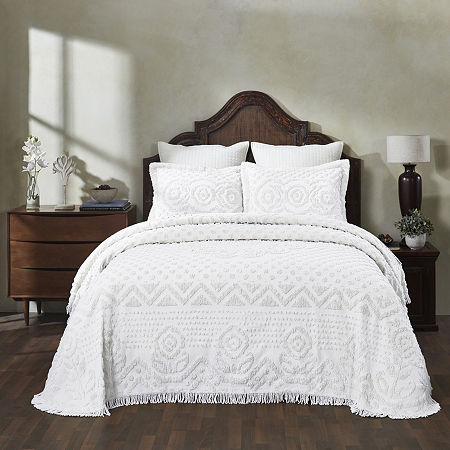 Click here for Better Trends Heirloom Bedspread Set  One Size  Wh... prices