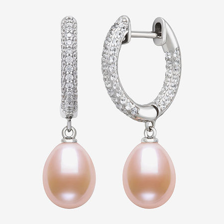 Click here for Womens Pink Cultured Freshwater Pearl Sterling Sil... prices
