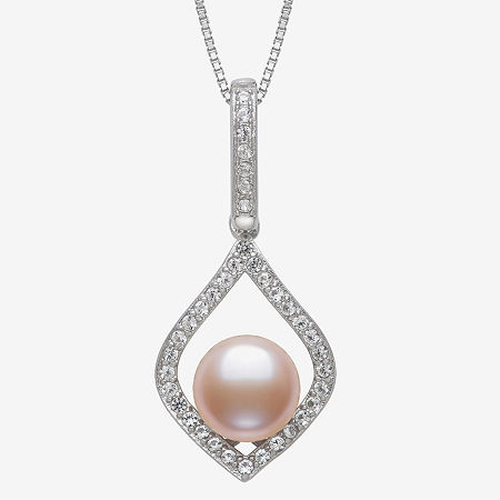 Click here for Cultured Freshwater Pearl Sterling Silver 18 Inch... prices