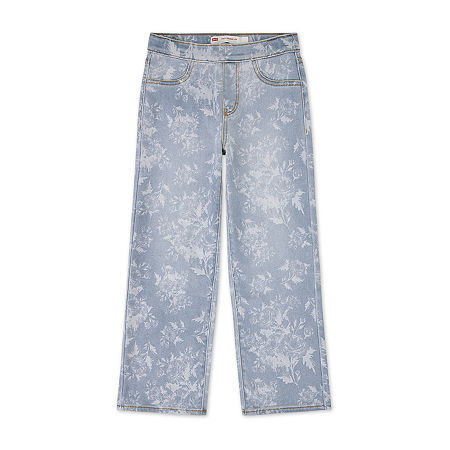 Click here for Levis Big Girls Pull On Wide Leg Floral Pants - Li... prices