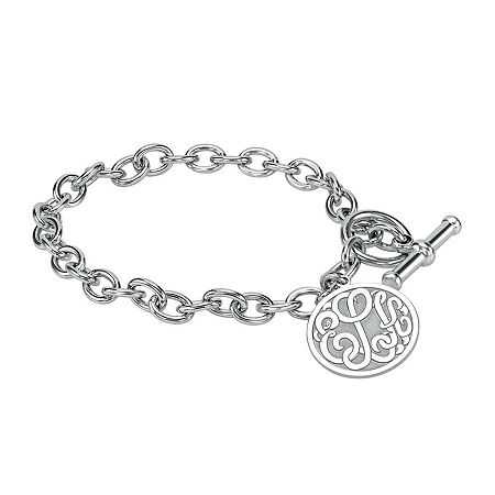 Click here for Personalized Sterling Silver 20mm Monogram Charm B... prices
