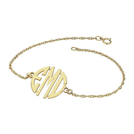 Click here for Personalized 14K Gold Over Sterling Silver 20mm Mo... prices