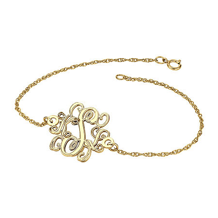 Click here for Personalized 14K Gold Over Sterling Silver 20mm Mo... prices
