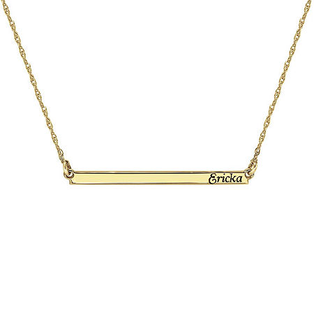 Click here for Personalized 14K Gold Over Sterling Silver Name Ba... prices