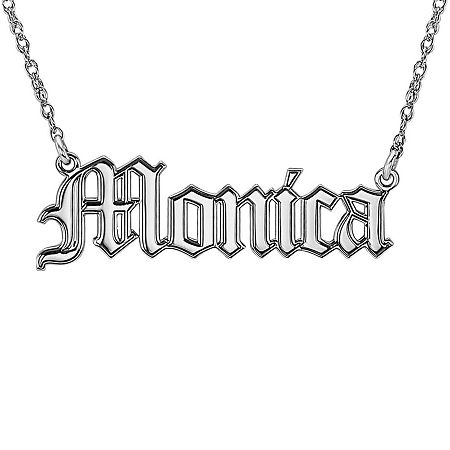 Click here for Personalized Sterling Silver Name Necklace  One Si... prices