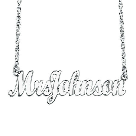Click here for Personalized 14K Gold Over Sterling Silver Mrs Nam... prices