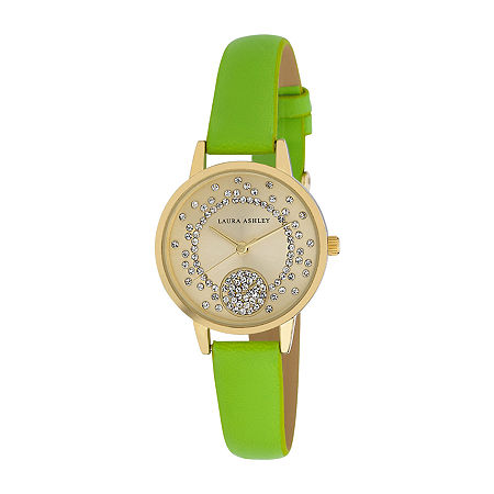 Click here for Laura Ashley Womens Green Strap Watch La31102gn  O... prices