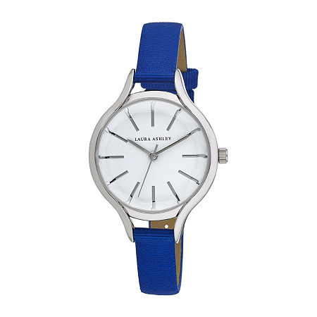 Laura Ashley Womens Blue Strap Watch La2038bl  One Size